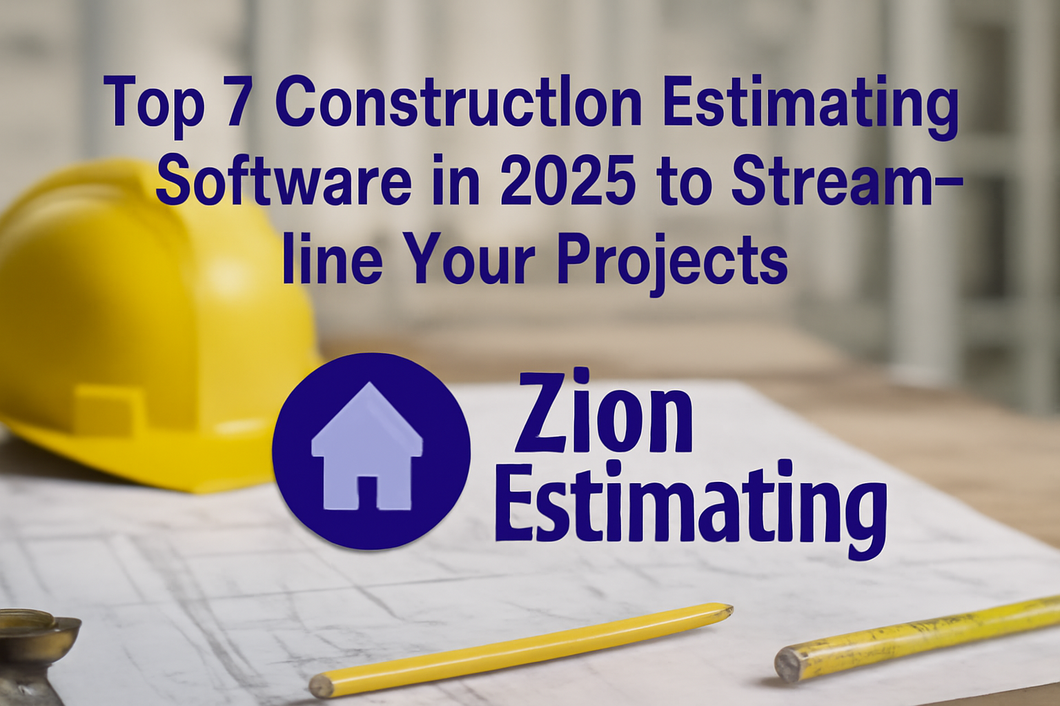 Top 7 Construction Estimating Software In 2025 To Streamline Your Projects - Zion Estimating ...